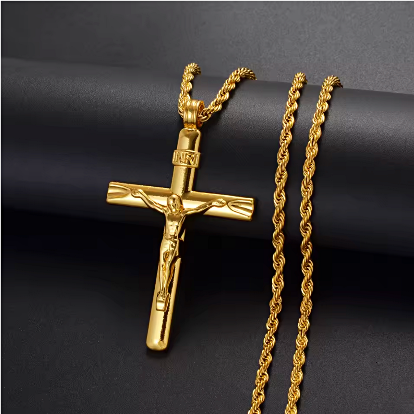 Christian Cross Inri Necklace