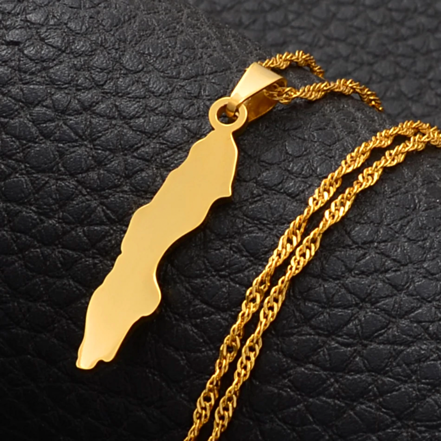 Sweden Map Pendant Necklace