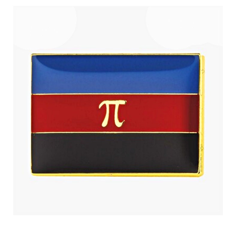 Polyamorous Pride Flag Lapel Pin