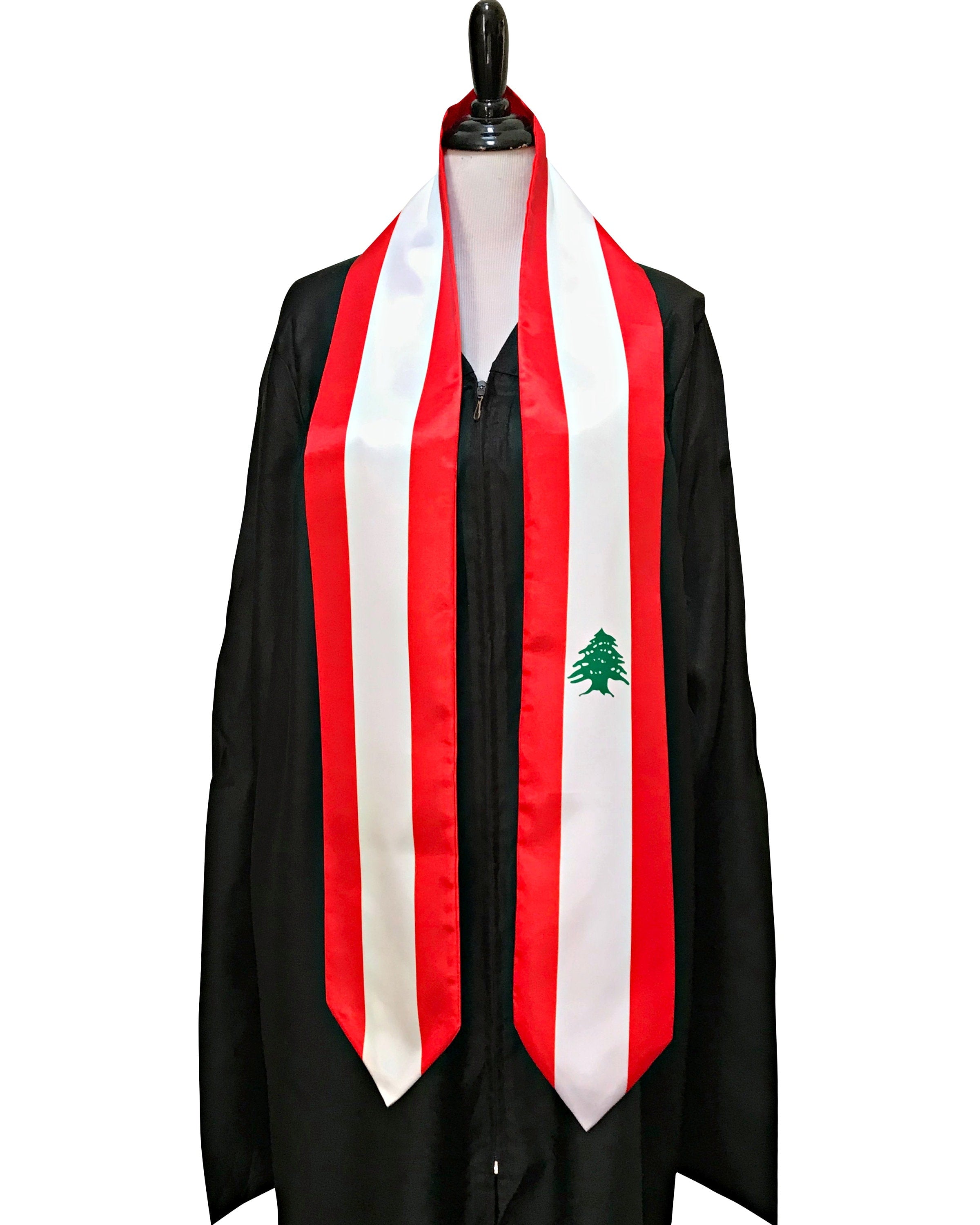 Lebanon Flag Graduation Stole