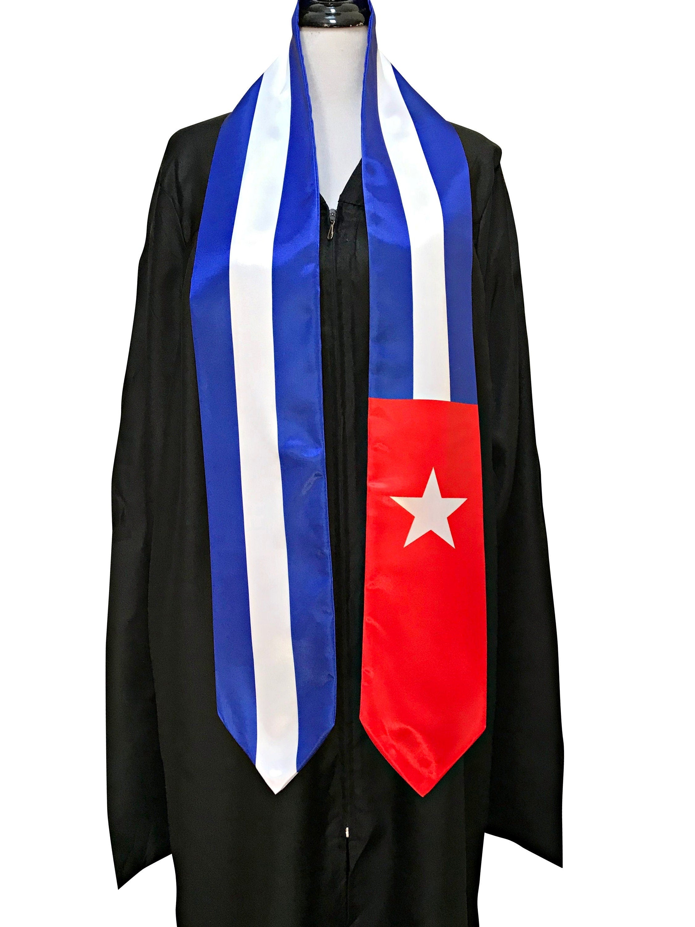 Cuba Flag Graduation Stole