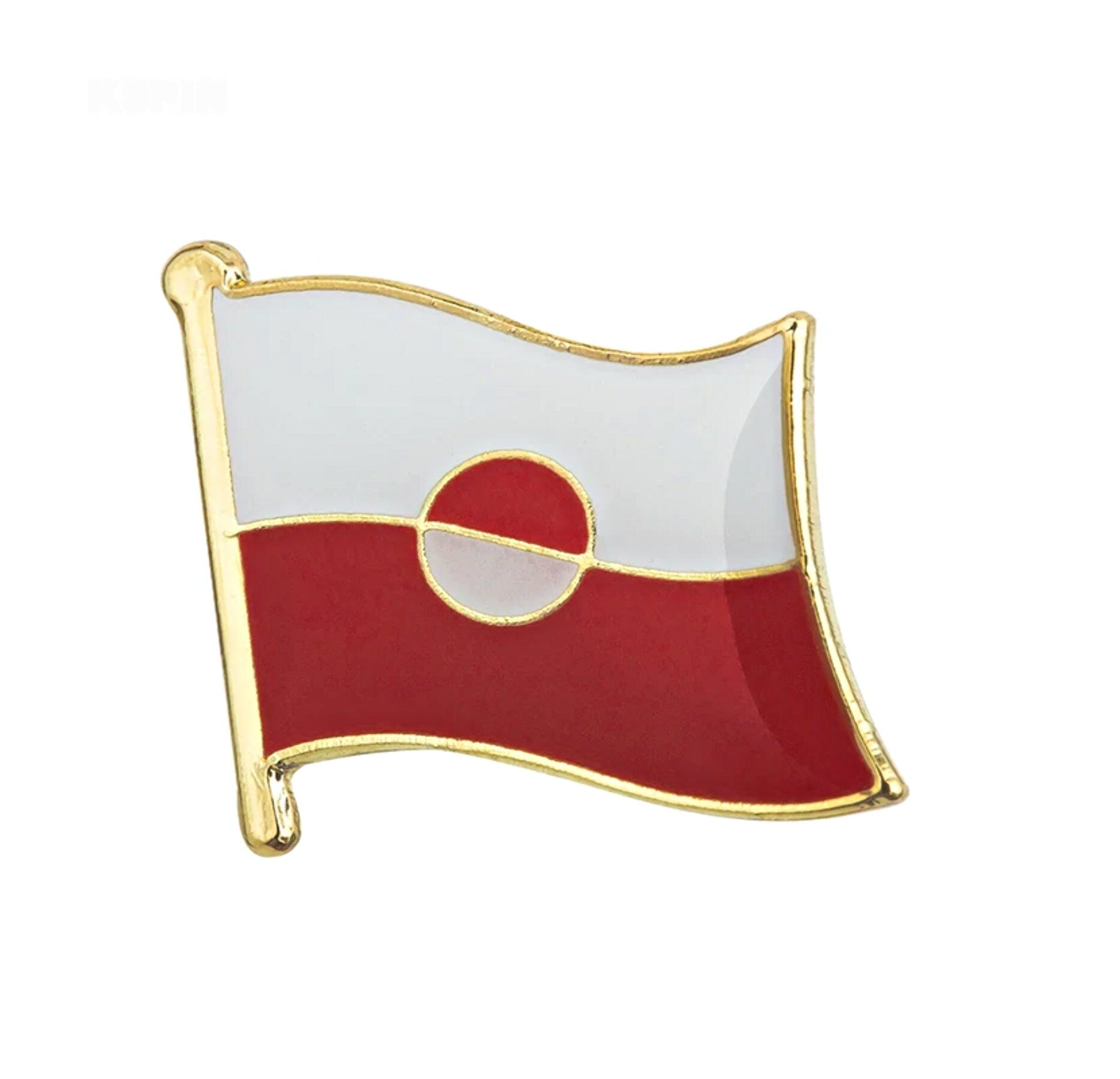 Greenland Flag Lapel Pin